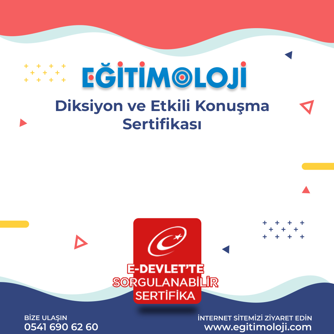 Diksiyon ve Etkili Konuşma Sertifikası | Eğitimoloji